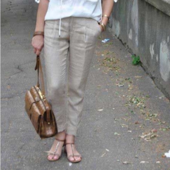 St. Emile | Pants & Jumpsuits | St Emile Naural Flax Linen Trousers ...